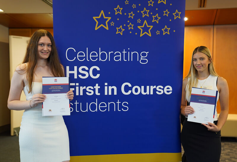 2023 HSC First in Course Honours